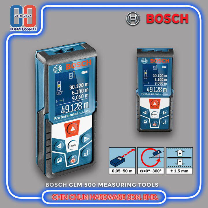 BOSCH GLM 500|GLM500|GLM-500 MEASURING TOOLS|BOSCH MEASURE TOOL|BOSCH ...
