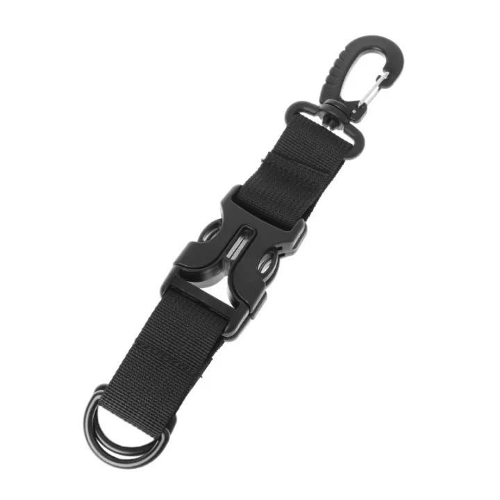 Outdoor EDC Tactical Keychain Molle Webbing Backpack Clip Carabiner ...