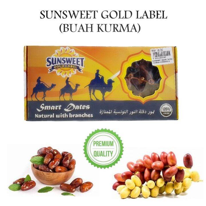 Sunsweet Smart Dates Kurma Bertangkai 400g Kurma Puasa Lazada