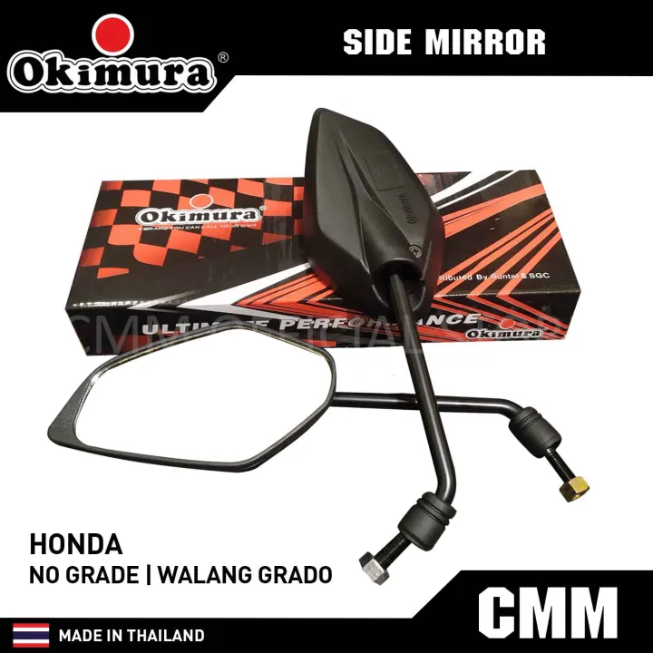 OKIMURA Medium Stem Side Mirror for Click - Air Blade - Beat - PCX ...