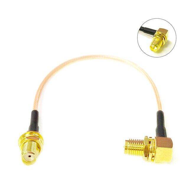 แจ็คตัวเมียน๊อต SMA กับ SMA N TNC UHF MCX MMCX TS9 RG316สายเคเบิ้ลทรงหางหมู CRC9แบบตรงสำหรับ ...