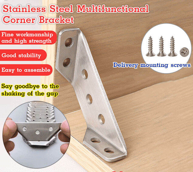 supercomfort Stainless Steel Multifunctional Corner Bracket | Lazada PH