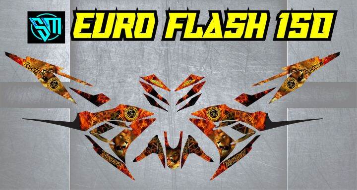 Viperman 150,Euro Flash 150 full body decals | Lazada PH