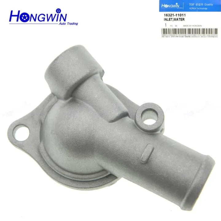 Genuine No.: 16321-11011 New Aluminum Engine Coolant Thermostat Housing ...