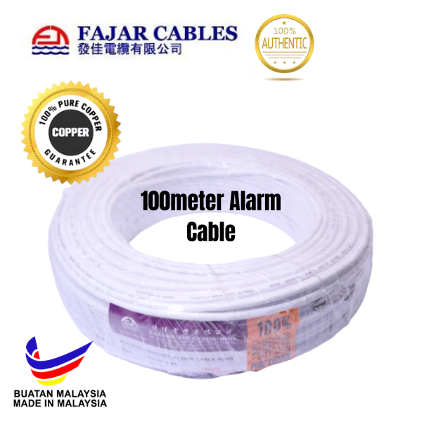 FAJAR 7/0.2mm X 4Core Alarm Cable Pvc Control Alarm Cable 100% Pure ...