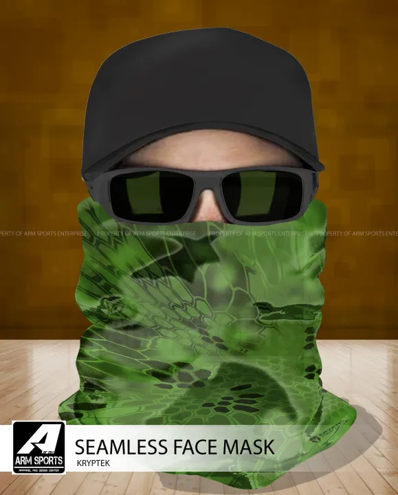FULL SUBLIMATION SEAMLESS (TUBE MASK) KRYPTEK GREEN SF-7 | Lazada PH