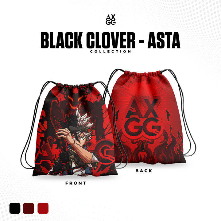 AXGG ' Black Clover ' - Anime Drawstrings Bag | Lazada PH