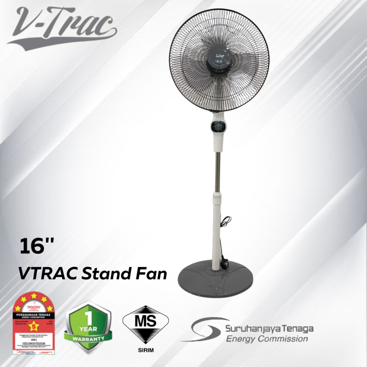 V-TRAC Stand Fan 16'' PVC Model VT-S1720-1 Sirim Approved | Lazada