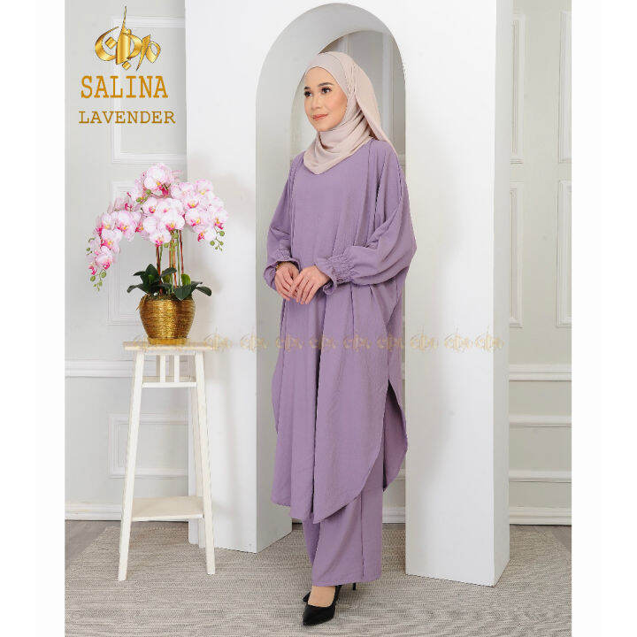 BAJU MUSLIMAH ONE SET SALINA BY MARJAN MC143 | Lazada