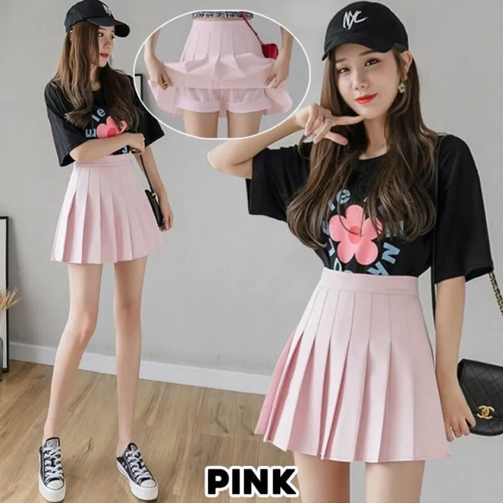 Byeol Korean Tennis Skirt Rok Tenis Korea Rok Pendek Wanita Mini