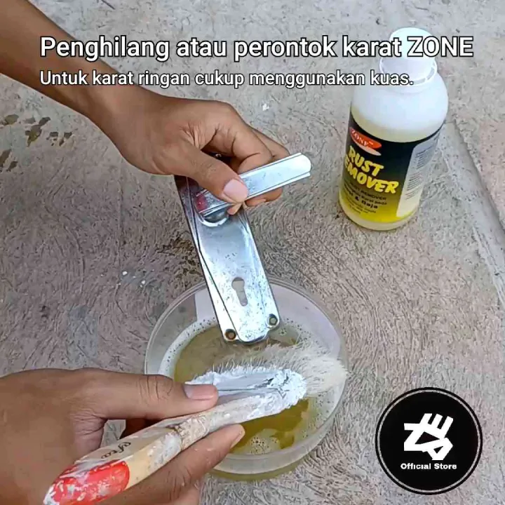 Penghilang karat perontok karat dan kerak keramik, kamar mandi, wastafel, stainless steel ...