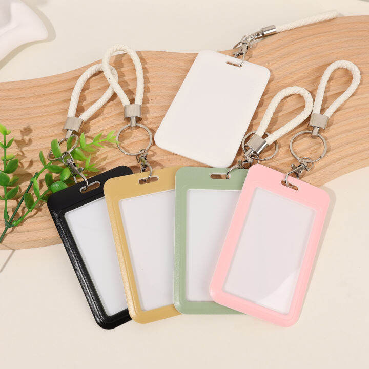 Ins Solid Color Card Holder for Student ID Card Bus Card Company ...