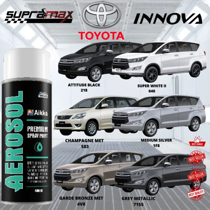 [Toyota Innova] Supramax Aikka Touch Up Paint/ Aerosol Spray 2K Paint ...