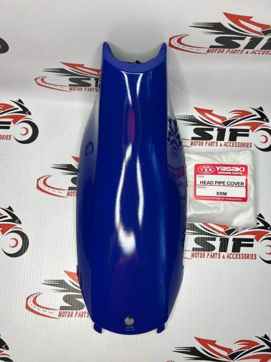 SIF HEAD PIPE COVER HONDA XRM 110 BLUE (YSK) | Lazada PH