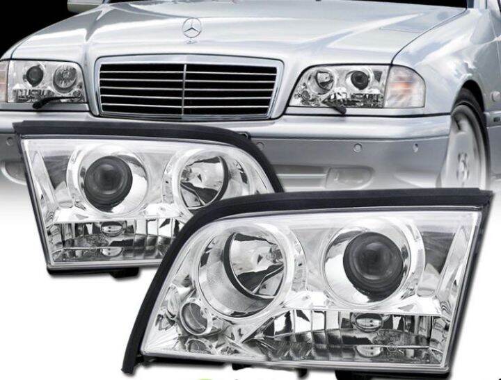 Mercedes Benz w202 projector headlamp headlight head lamp light 1994 ...