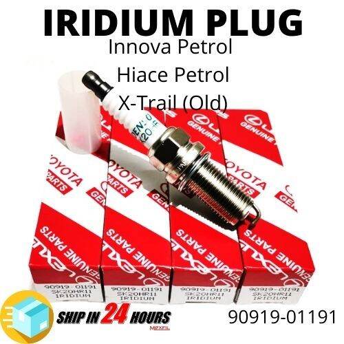 TOYOTA IRIDIUM SPARK PLUG 90919-01191 INNOVA / HIACE / PRADO / FORTUNER ...