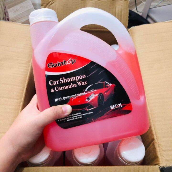 No Rinse Formula Car Shampoo with Concentrated Carnauba Wax 2000ml ...