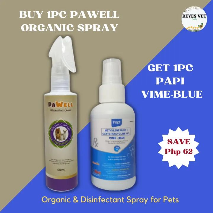 [VET SUPPORT] BUY 1PC PAWELL ORGANIC SPRAY GET 1 PAPI VIME-BLUE SAVE 62 ...