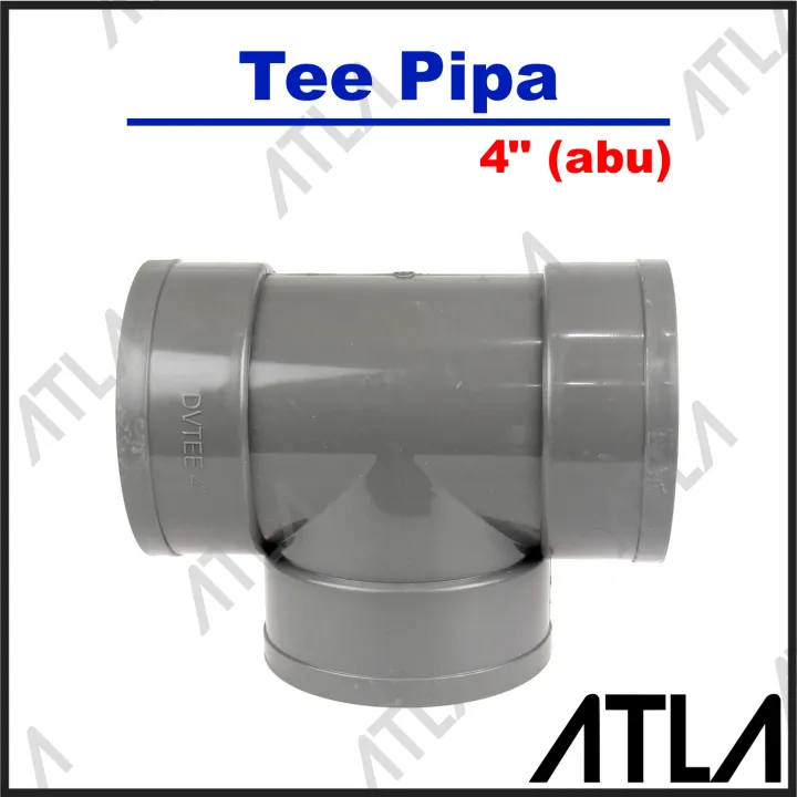 Tee Paralon 4" Sambungan Pipa letter T 4 Inch Cabang Saluran ICP083 ...