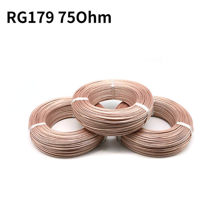 RG178 Cable Connector Wires RG-178 RF Coax Coaxial Cable 50 ohm RG179 75 ohm RG-179 Brass RG178 ...