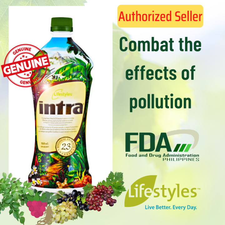 INTRA Herbal Juice 950ml by Lifestyles Food Supplement | Lazada PH