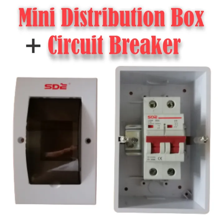 Surface Type Installation Distribution Box and Mini Circuit Breaker 2 ...