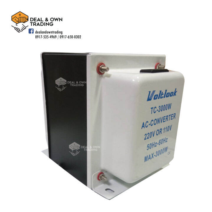 Voltlook TC-3000W Step Up Step Down Transformer 3000 Watts | Lazada PH