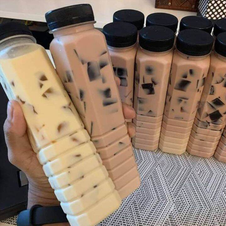 Plastic Drinking Bottle for Coffee Jelly Milk Tea Mango Tapioca Bote ...