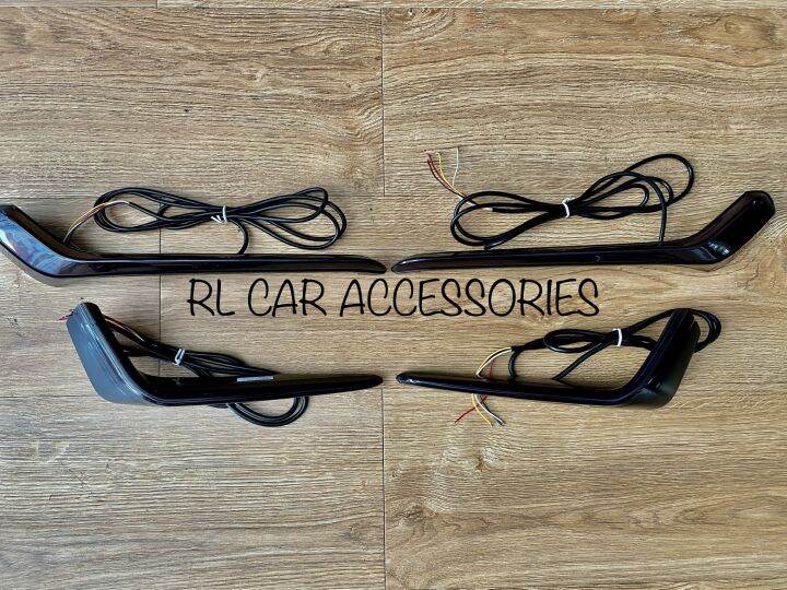Honda civic fc Type R TypeR front rear bumper DRL garnish led lamp ...