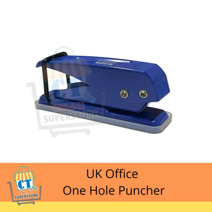 UK Office One Hole Puncher 6mm in diameter (can punch 5 sheets paper ...