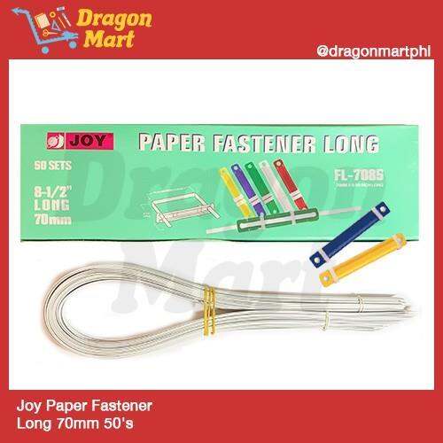Joy Paper Fastener Long 70mm 50's | Lazada PH