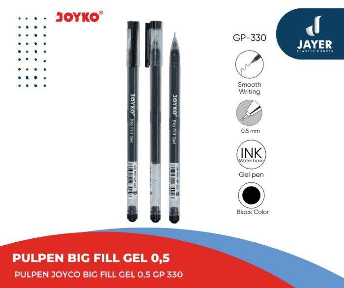Pulpen joyko big fill gel 0 5mm BallPoint Joyko | Lazada Indonesia