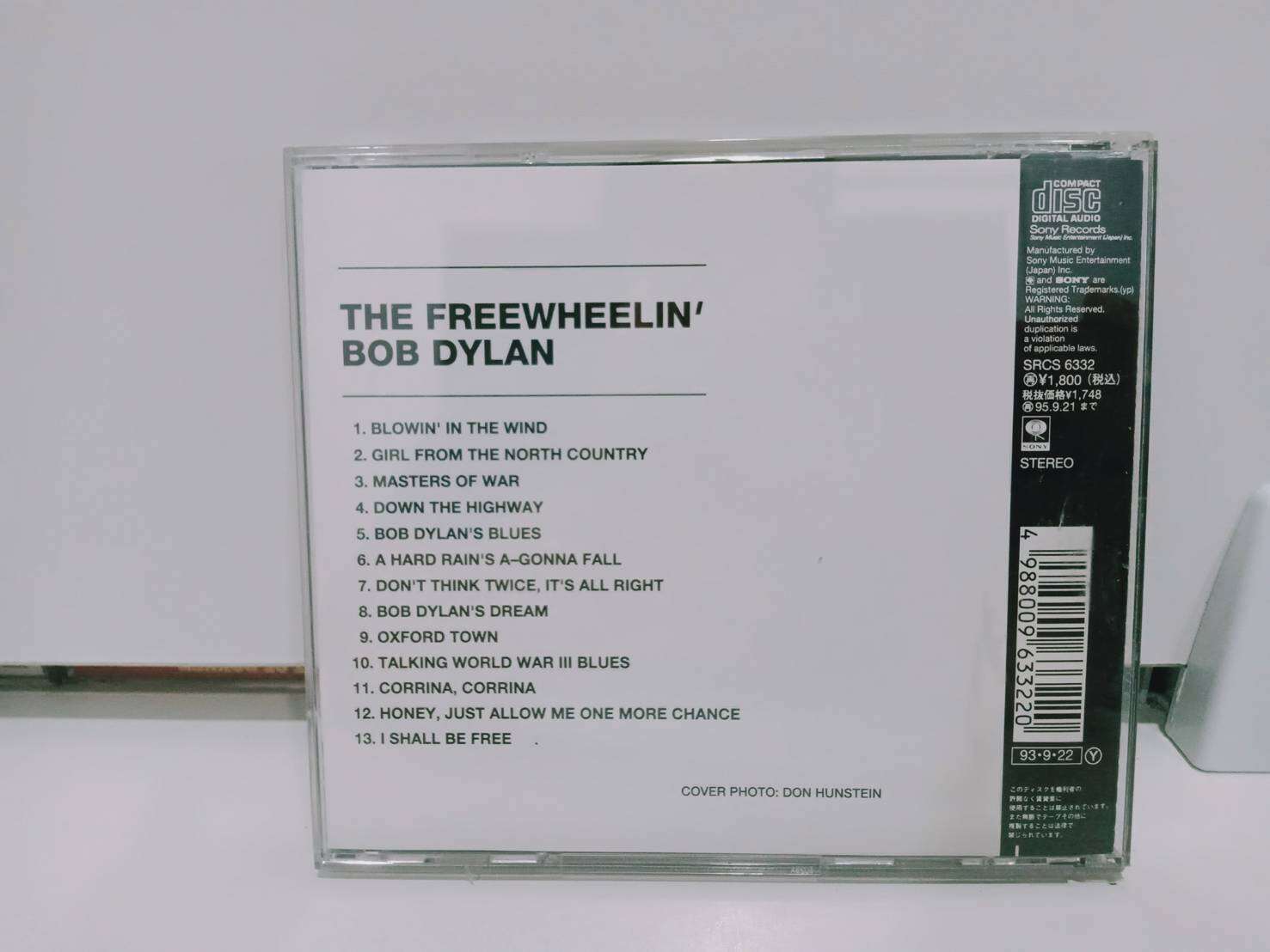 1 Cd Music ซีดีเพลงสากล Bob Dylan The Freewheelin Bob Dylan L5d41