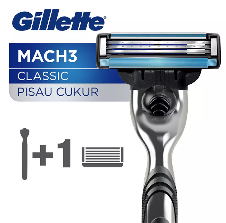 Pisau Cukur GILLETTE Mach 3 Classic | Lazada Indonesia