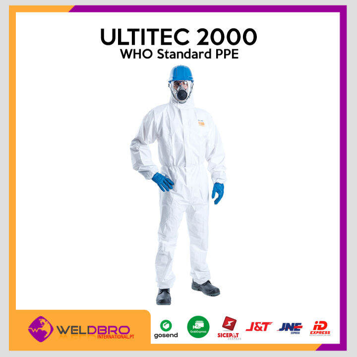 Baju APD Disposable Coverall Protective Clothing Suit for Hospital ...