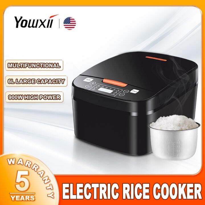 Yowxii Electric Rice Cooker 6L Large Capacity Multifuncional Home ...