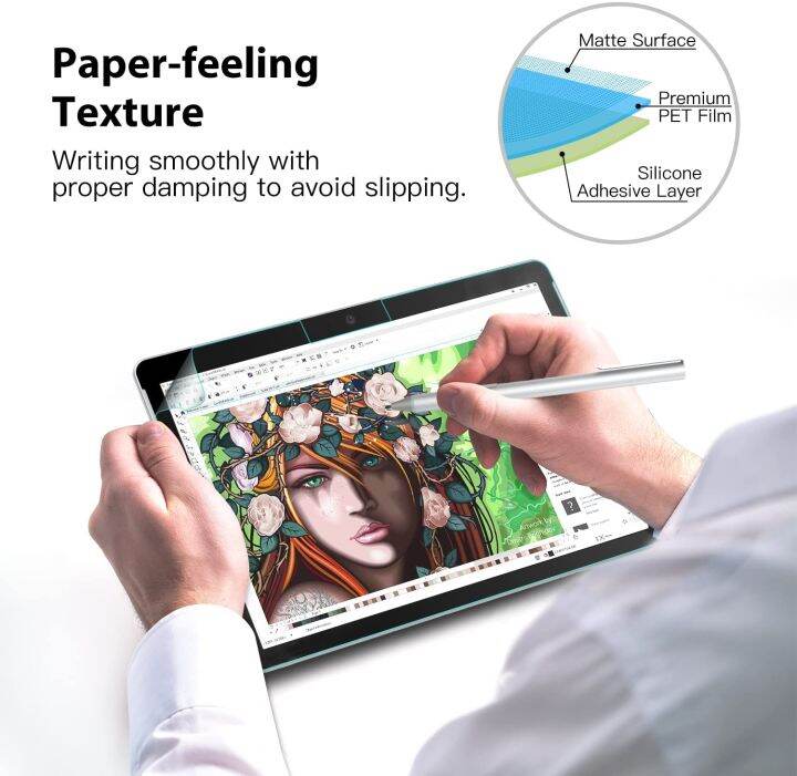 Paper Like Screen Protector Film Matte Painting For Microsoft Surface ...