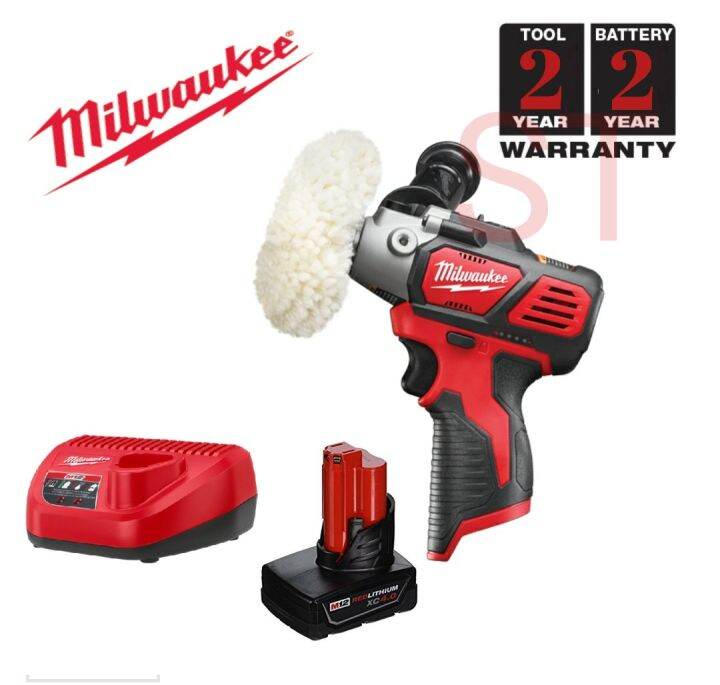 MILWAUKEE M12 BPS-401B 76MM 2-SPEED SUB COMPACT POLISHER/SANDER | Lazada