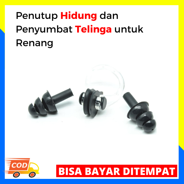 Penutup Hidung dan Penyumbat Telinga untuk Renang / Alat Penutup ...