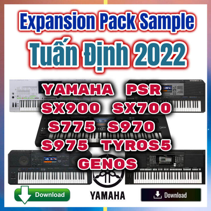 Bộ Sample Tuấn Định 2022 Expansion Pack Sample Dành Cho Yamaha PSR ...