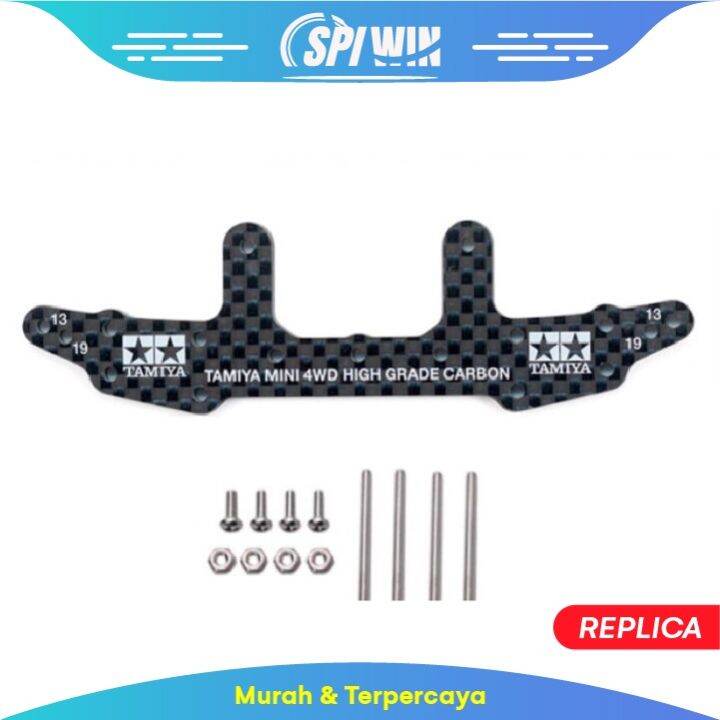 Bemper Belakang Tamiya REP HG CARBON REAR STAY (3mm) 95259 BPOD ...