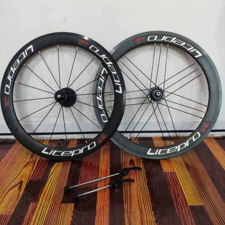 Wheelset Litepro 451 Rim brake OLD 74-130 Highprofile Dahon fnhon ...