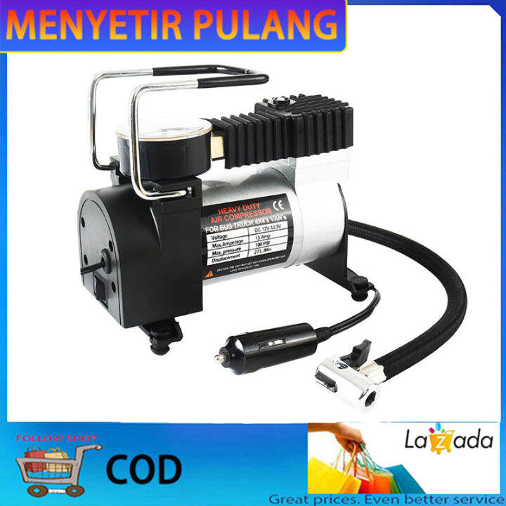 (COD Dikirim Dari Jakarta)Pompa tiup on-board portabel Mobil pompa tiup ...