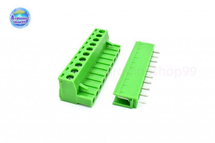 Terminal Block PCB connector 10P / 2EDGK 5.08mm plug-in ( 1 ชุด ผู้+เมีย ) | Lazada.co.th