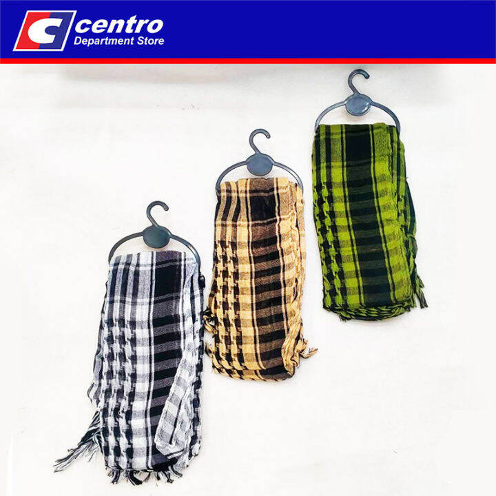 CENTRO BW CHECKERD SCARF 100X100CM ASSORTED COLORS | Lazada PH