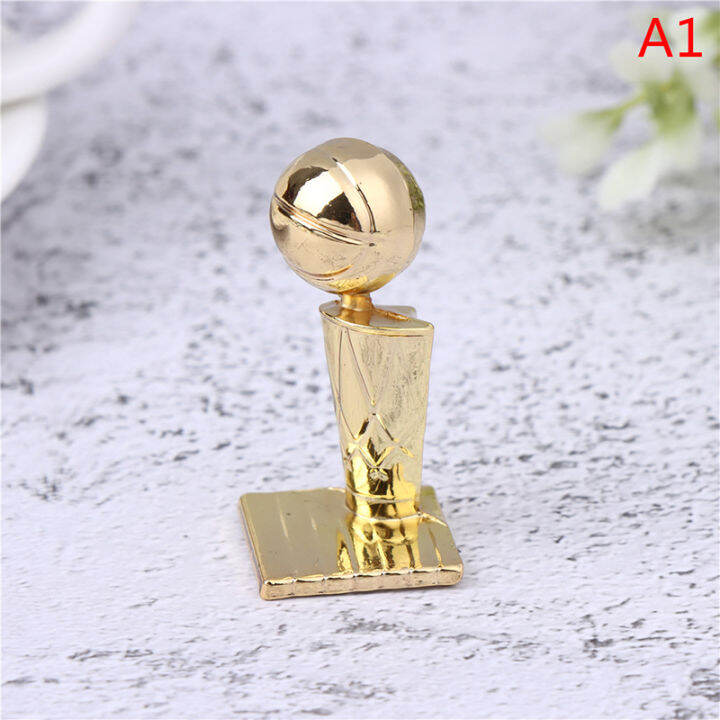 LSHUO Mini Basketball Trophy Champion Model 4.2cm Height Metal Cup Toys ...