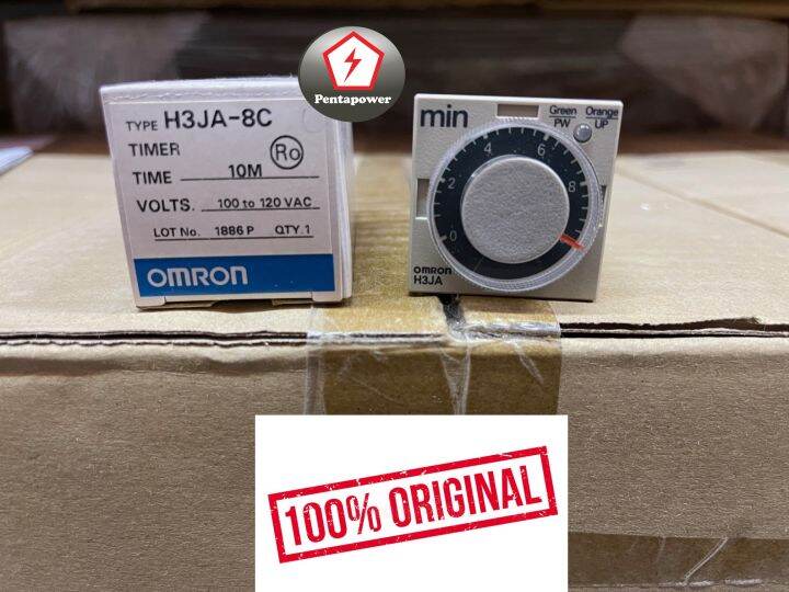 OMRON H3JA-8C 110VAC 10 MINUTES TIMER DPDT 10MIN 110VAC | Lazada