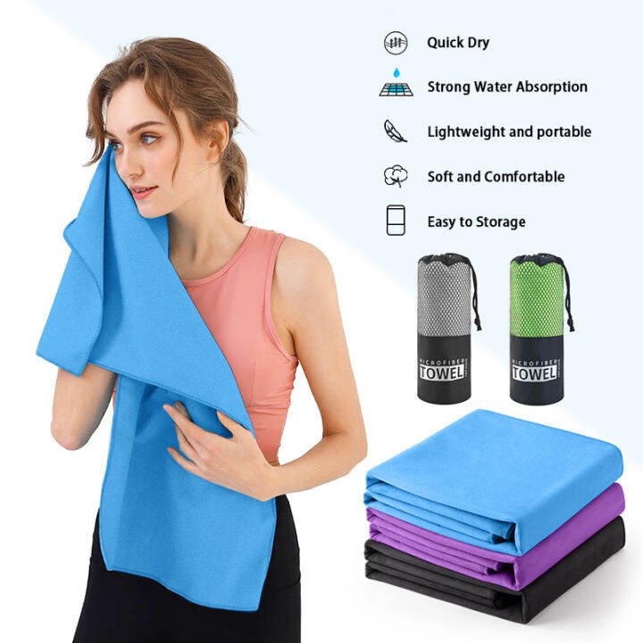 Quick Dry Sports Towel Running Gym Workout Sports Training 40x80cm ...