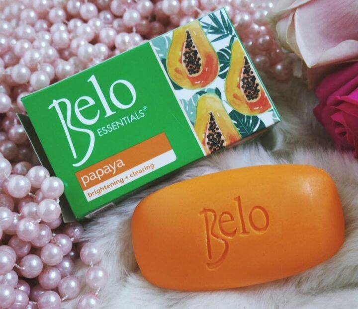 Belo Essentials Whitening Papaya Soap 135g. | Lazada
