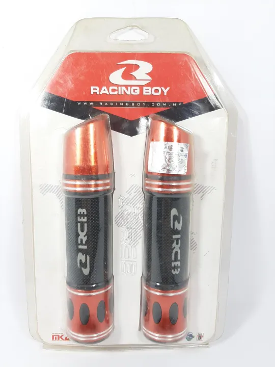 RCB Racing Boy Motorcycle Alloy Handle Grip Universal Red | Lazada PH